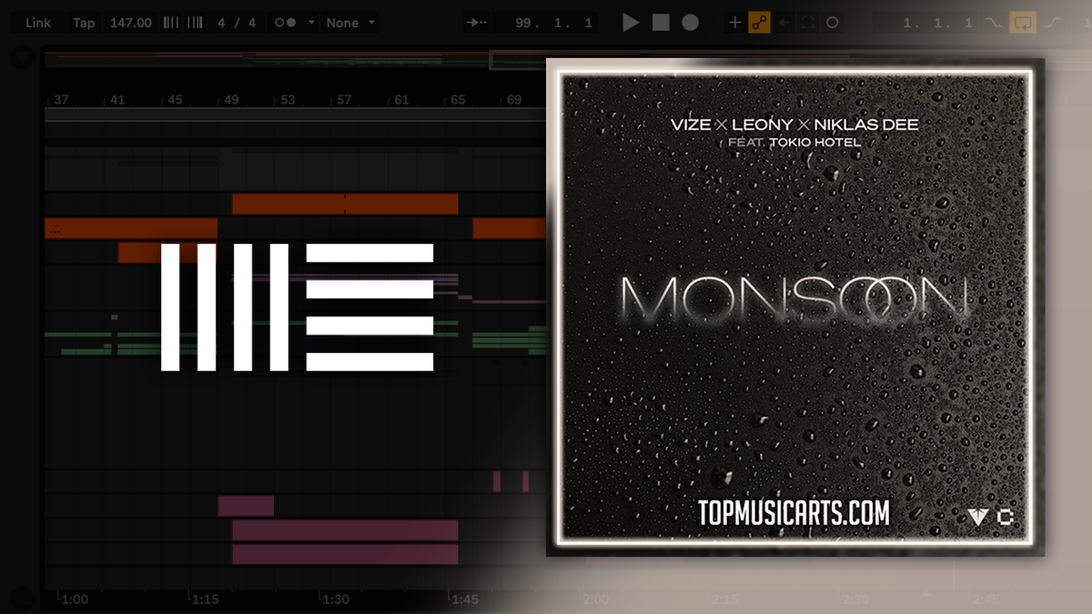 VIZE, Leony, Niklas Dee feat. Tokio Hotel - Monsoon Ableton Remake (Da – Top Music Arts
