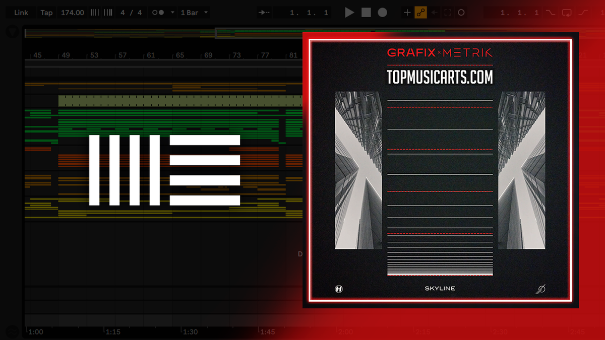 Grafix - Skyline (ft. Metrik) Ableton Remake (Drum & Bass) – Top Music Arts
