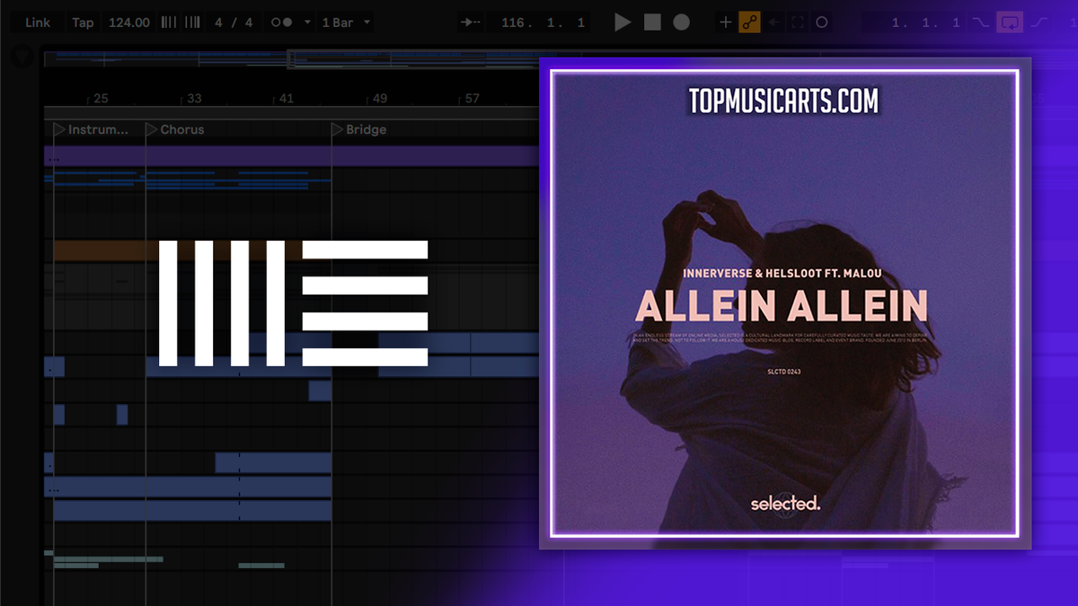 Innerverse & Helsloot - Allein Allein (ft. Malou) Ableton Remake (Hous ...