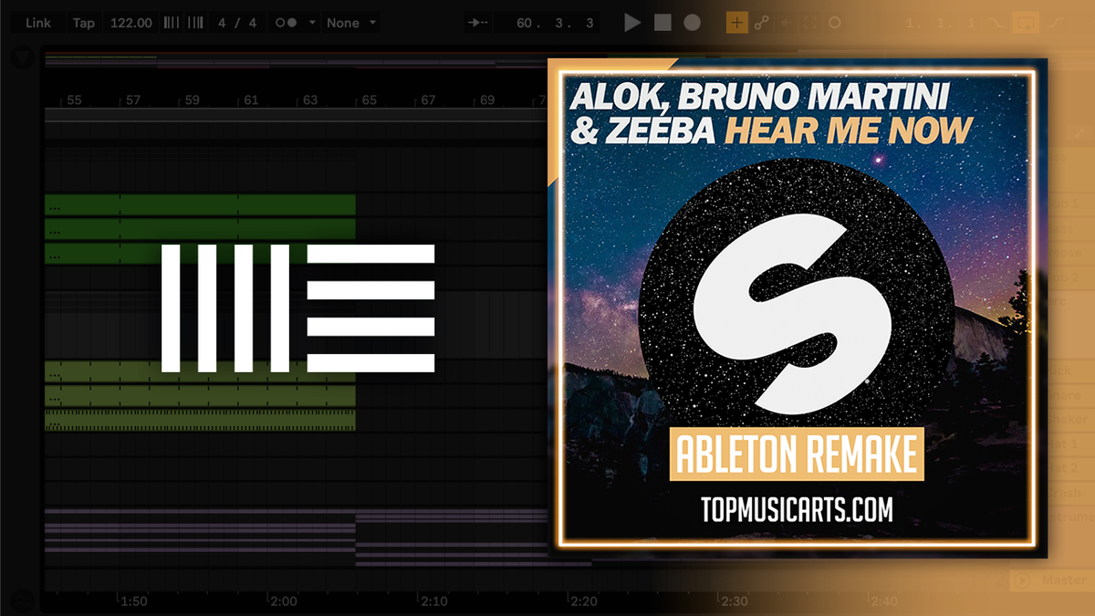 Alok, Bruno Martini feat. Zeeba - Hear Me Now Ableton Remake (House ...