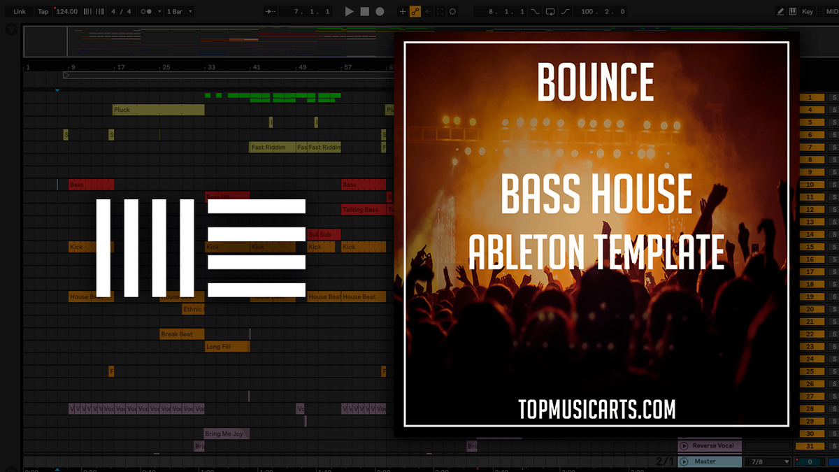 Bass House Ableton Template - Bounce (Jauz, Ephwurd, Curbi, Malaa Style ...