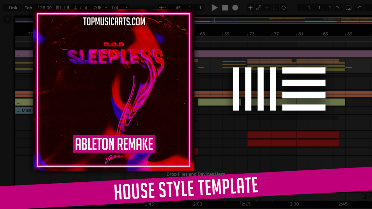 D.O.D. - Sleepless Ableton Template (Piano House) – Top Music Arts