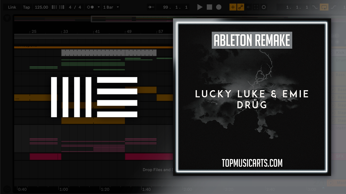 Lucky Luke - Drüg (feat. Emie) Ableton Remake (Slap House) – Top Music Arts
